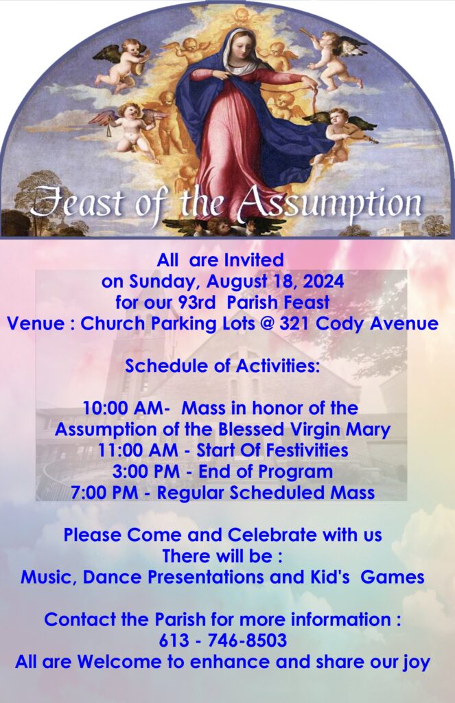 Special Event - Assumption Parish Church Ottawa